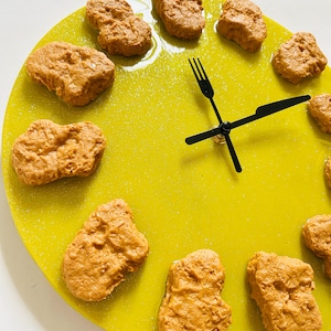 Chicken Nugget Wall Clock/dopamine Décor/fake Food/kitchen Décor/food ...