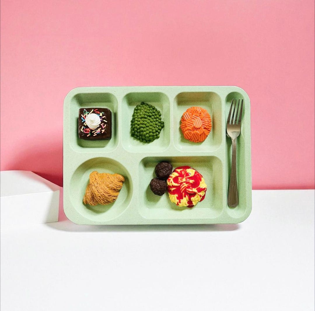 Retro School Lunch Wall Sculpture /pop Art/ Kitschy/ Fake Food/food ...