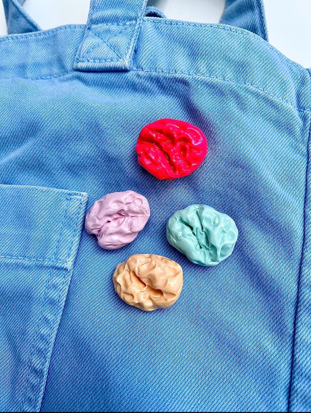 Chewed Gum Pin for Bag Dopamine Décor Candy Fake Food Art Maximalist ...