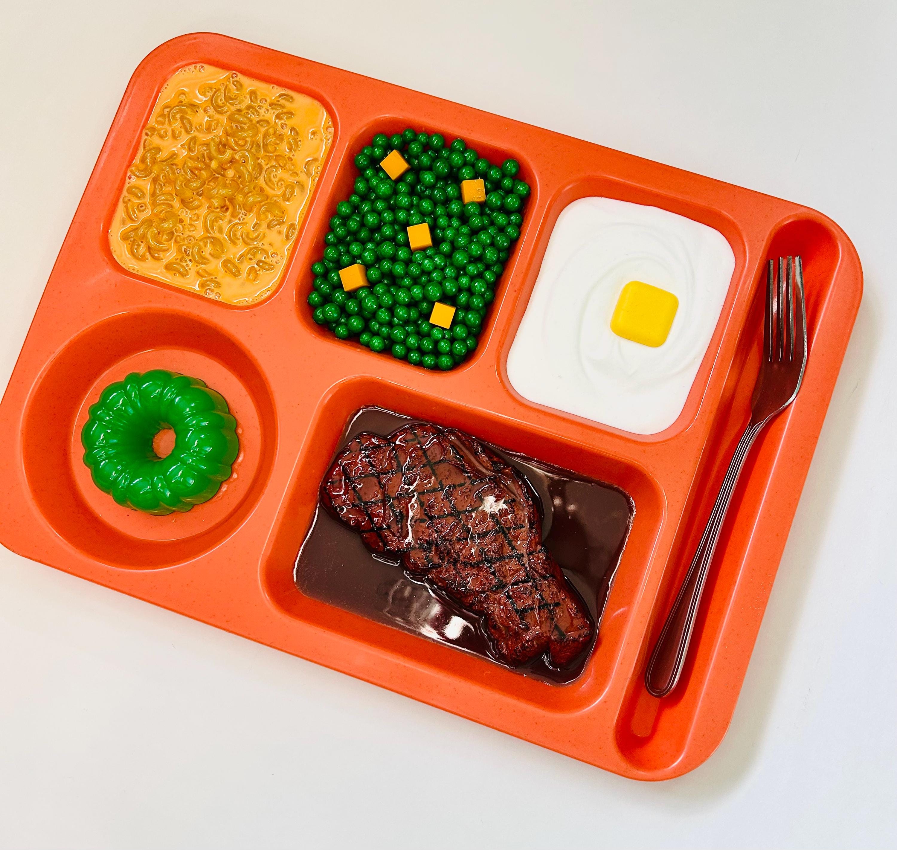 Retro School Lunch Wall Hanging/pop Art/kitschy/ Fake Food/ Dopamine ...