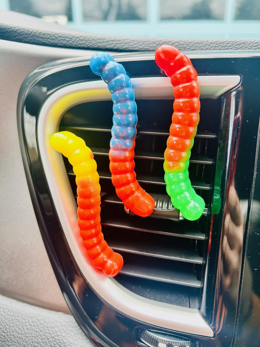 Gummy Worm Car Vent Clip/ Dopamine Decor/ Pop Art/ Fake Food/ Food ...