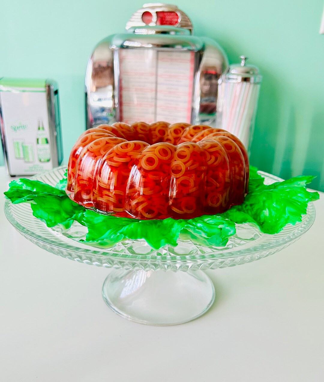 Spaghetti Aspic Gelatin Lamp/mid Century/atomic/vintage/retro/1950s ...
