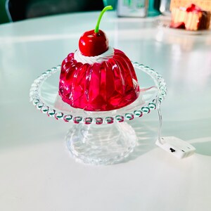 Light up Mini Colorful Jelly Cake Light Fake Food Dopamine Decor Quirky ...
