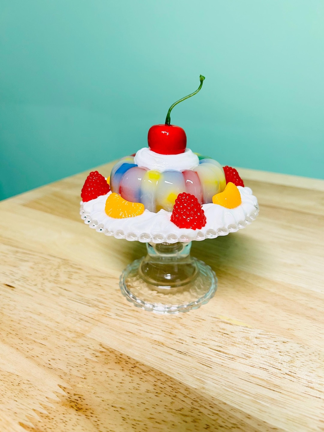 Retro Broken Glass Jelly Cake/ Fake Food/ Food Decor/ Pop Art/ Dopamine ...