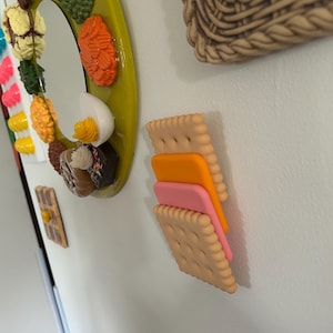 Giant Cheese & Crackers Wall Hanging/funky Art/dopamine Decor/pop Art ...