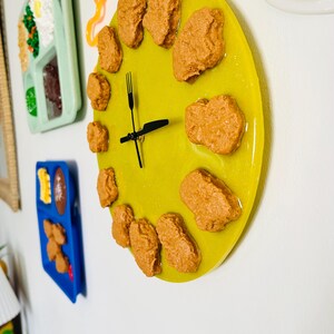 Chicken Nugget Wall Clock/dopamine Décor/fake Food/kitchen Décor/food ...