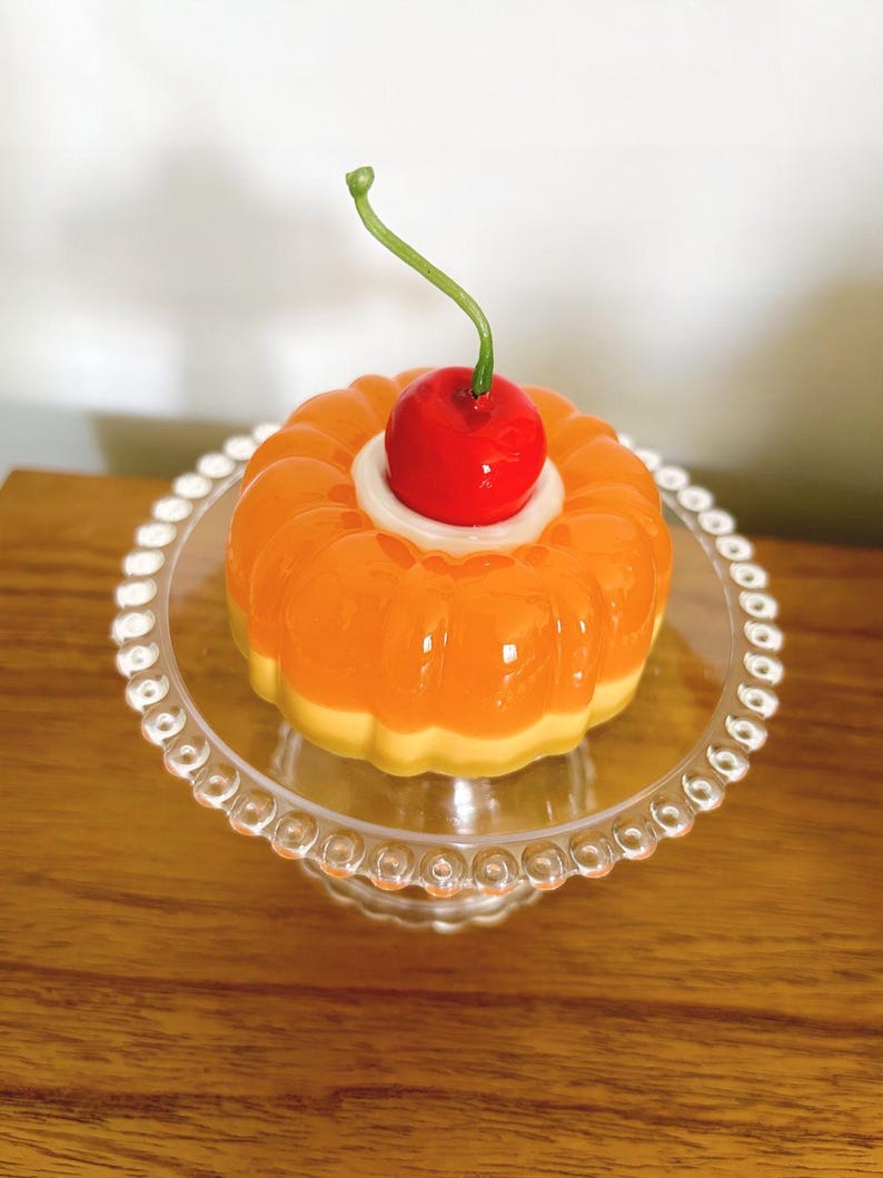 Mini Colorful Jelly Cake Fake Food Dopamine Decor Gift Idea Quirky ...