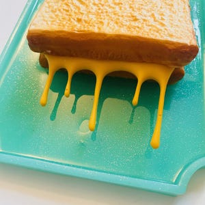 Grilled Cheese Sandwich Wall Hanging/ Dopamine Decor/ Maximalist Decor ...