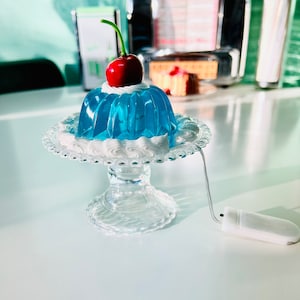 Light up Mini Colorful Jelly Cake Light Fake Food Dopamine Decor Quirky ...