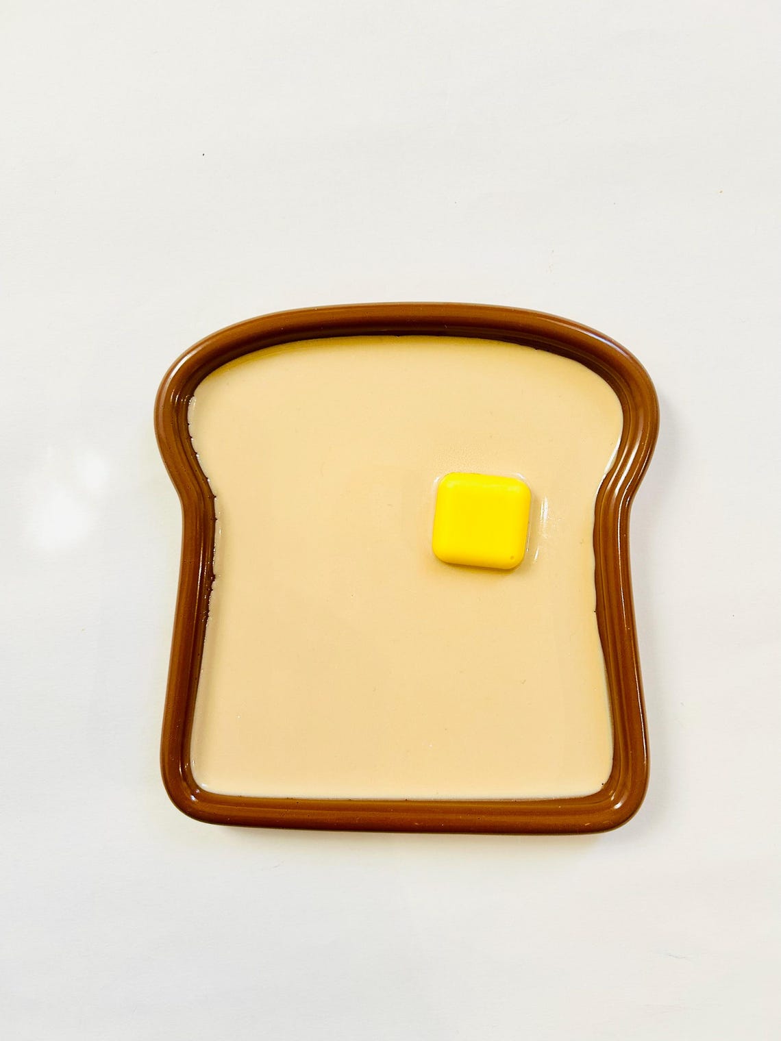 Toast Bread and Butter Trinket Dish/maximalist Décor/ Fake Food/ Food ...
