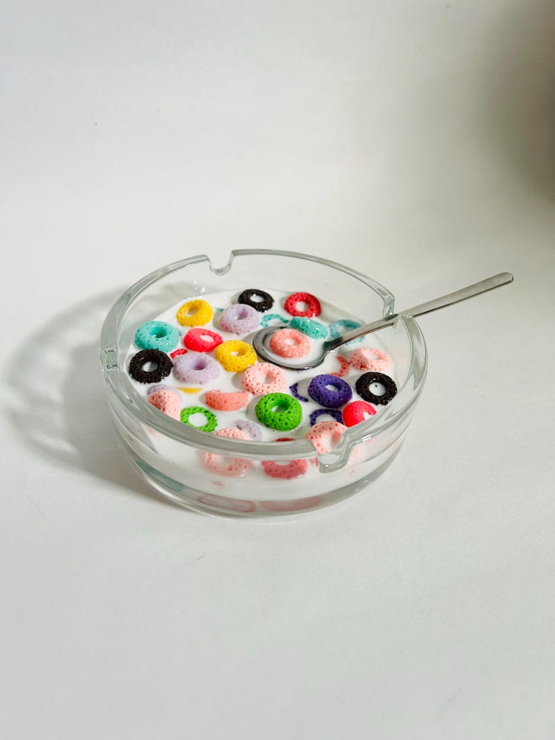 Fruity Cereal and Milk Ashtray /dopamine Decor/ Pop Art/ Fake Food ...