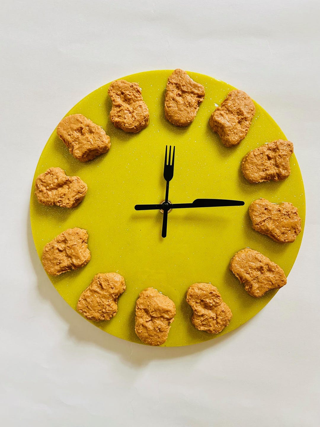 Chicken Nugget Wall Clock/dopamine Décor/fake Food/kitchen Décor/food ...
