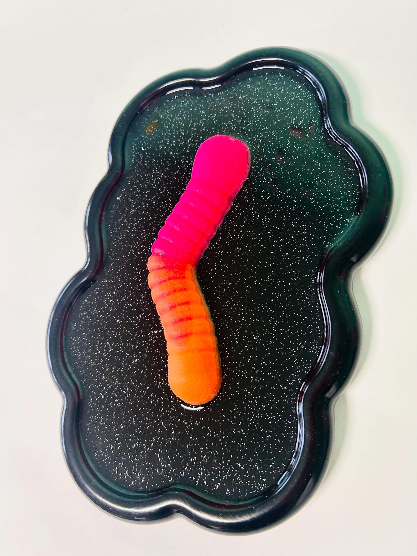Sour Worm Wavy Wall Art/ Dopamine Decor/ Maximalist Decor/ Fake Food ...