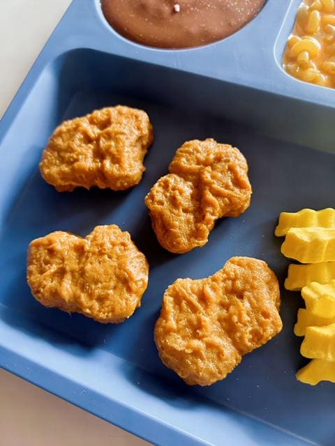 Kiddie Chicken Nugget Dinner Wall Art/ Fake Food/ Dopamine Decor ...