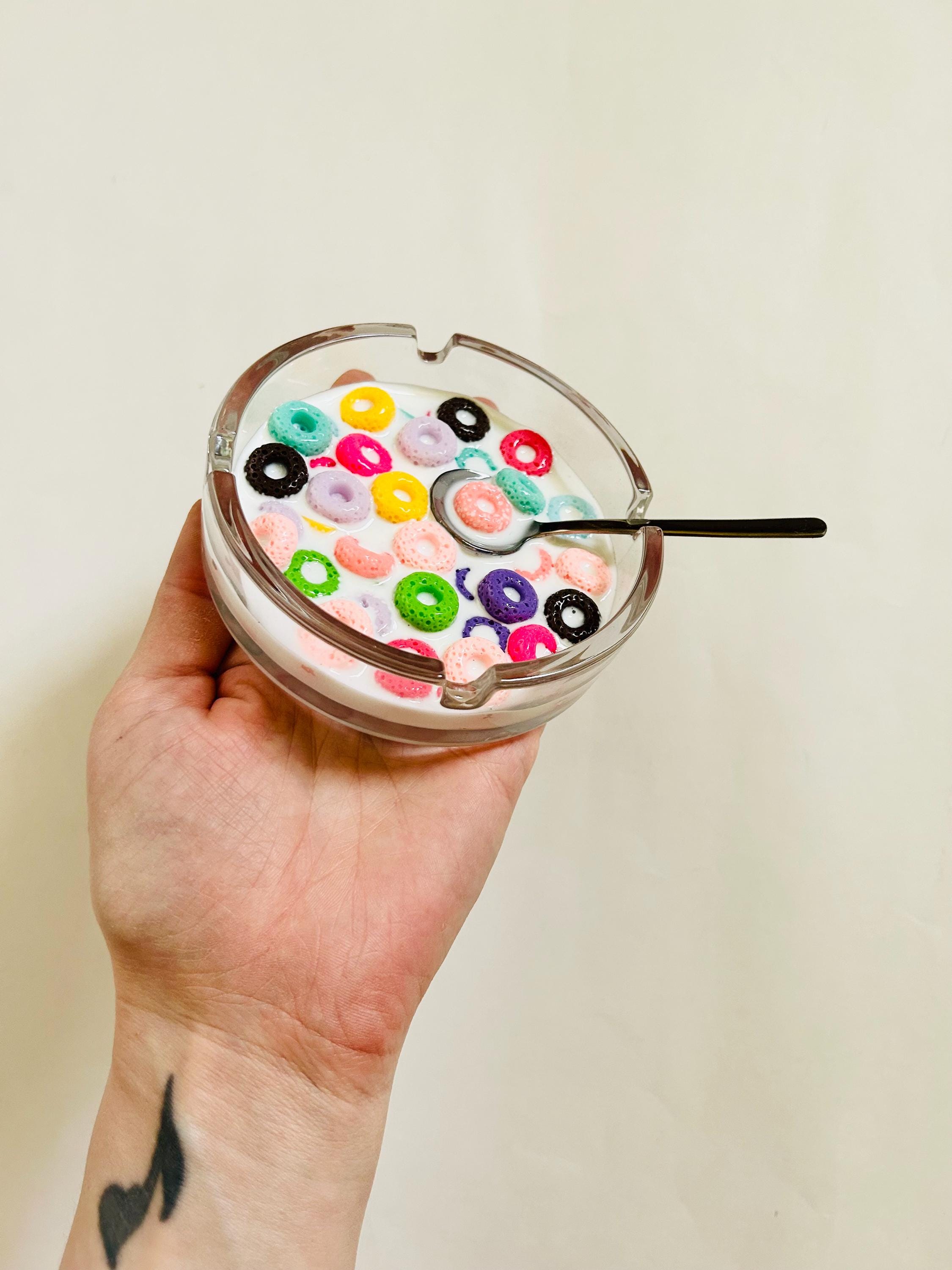 Fruity Cereal and Milk Ashtray /dopamine Decor/ Pop Art/ Fake Food ...
