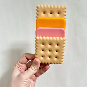 Giant Cheese & Crackers Wall Hanging/funky Art/dopamine Decor/pop Art ...