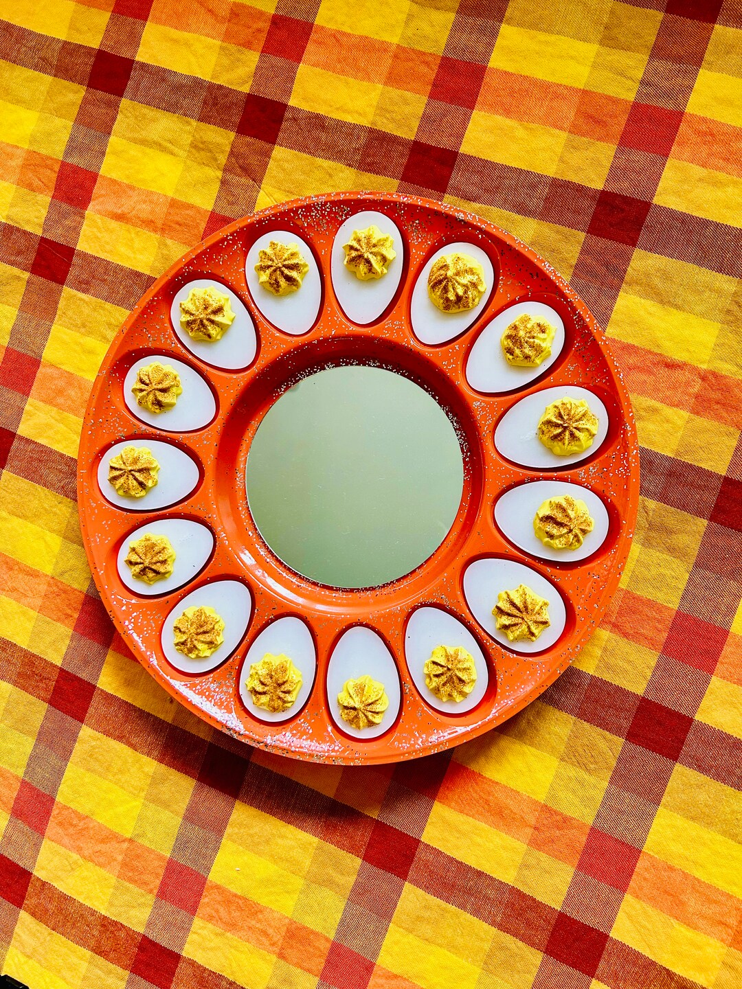 Deviled Egg Mirror Wall Hanging/funky Mirror/funny Mirror/kitchen Decor ...