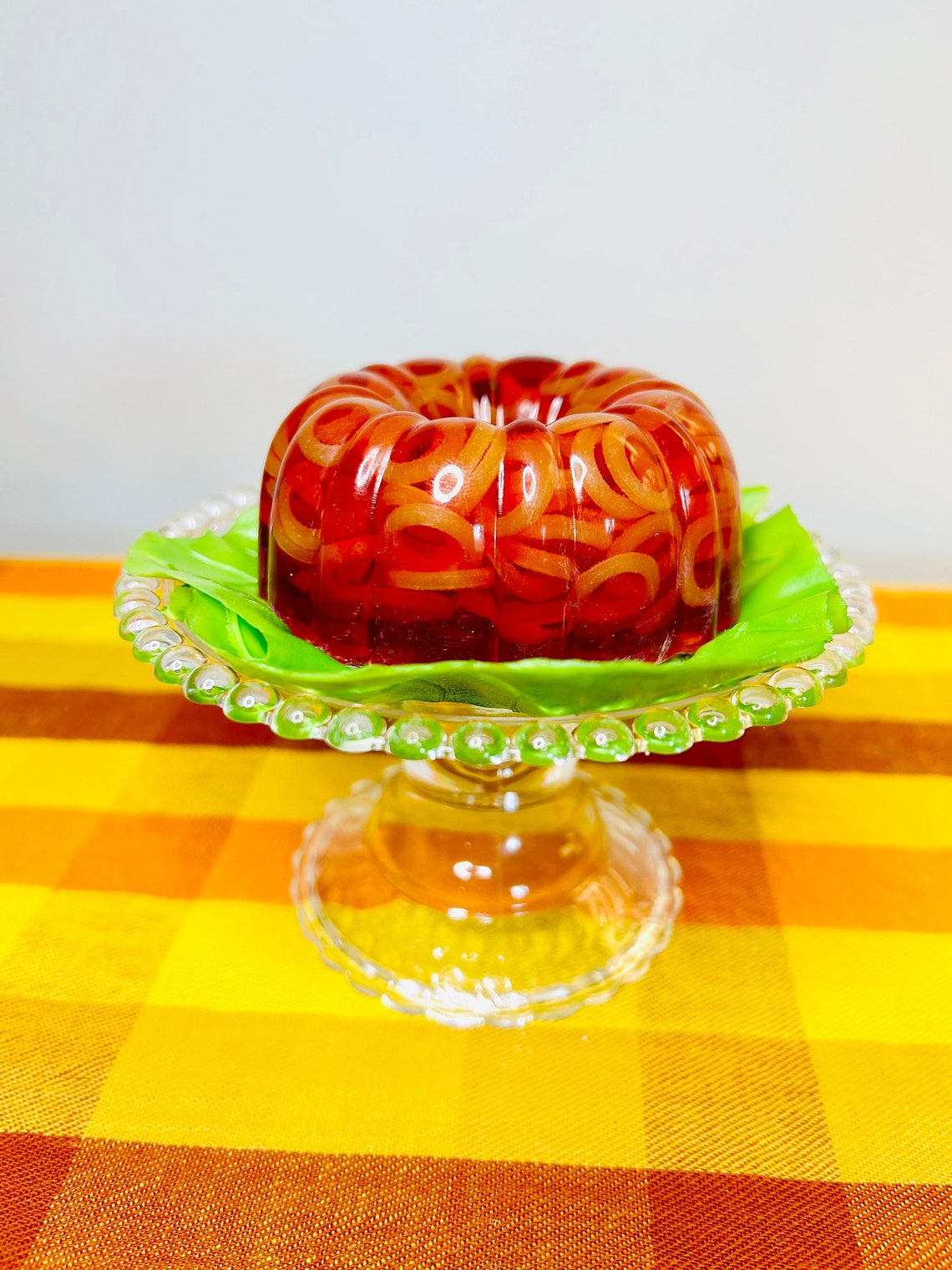 Mini Tomato Spaghetti Aspic Gelatin/mini/ Pop Art/ Retro/ Kitschy /mid ...