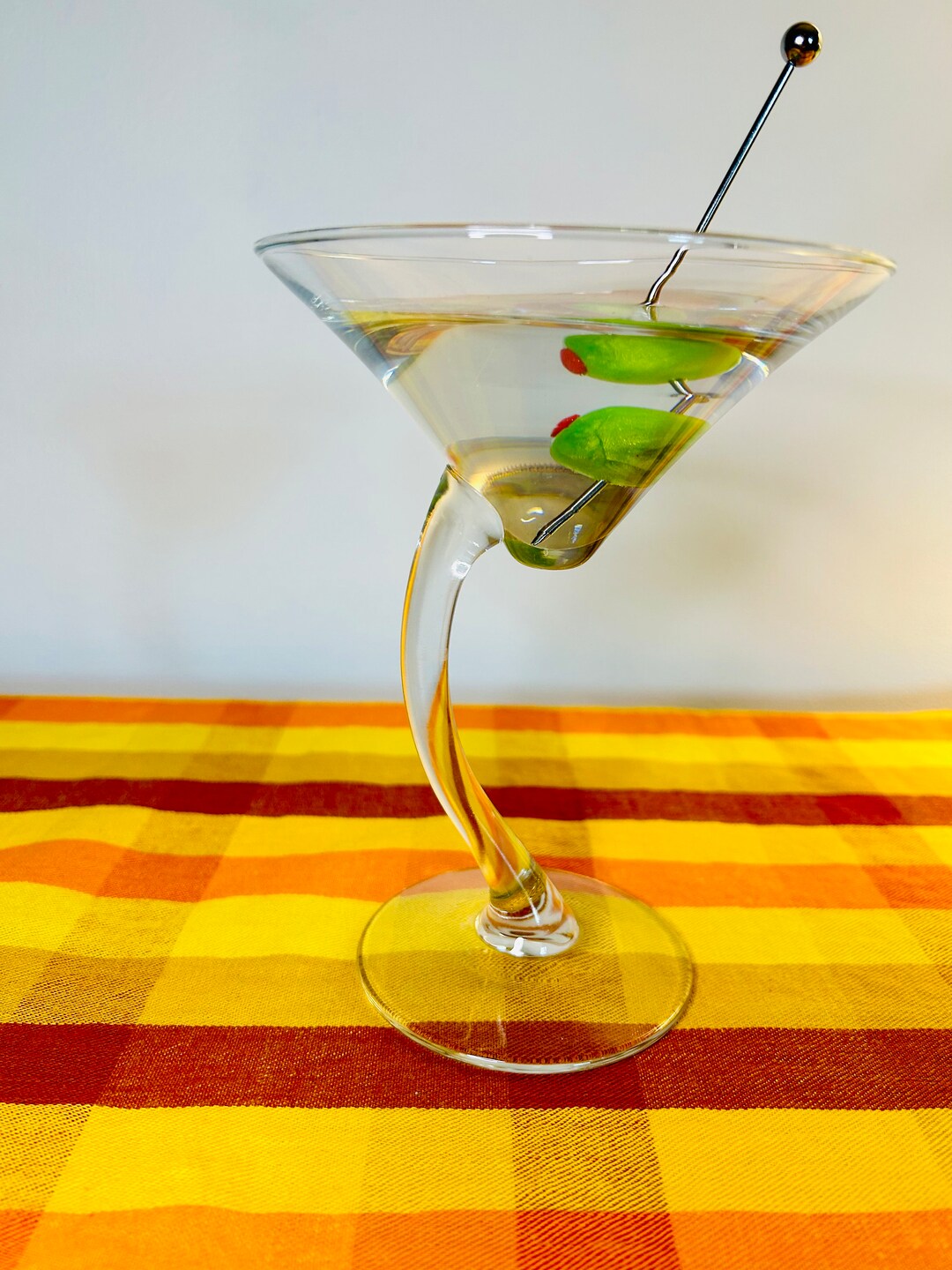 Vodka Martini With Olive Ring Dish Quirky Funky Pop Art Fake Food Resin ...