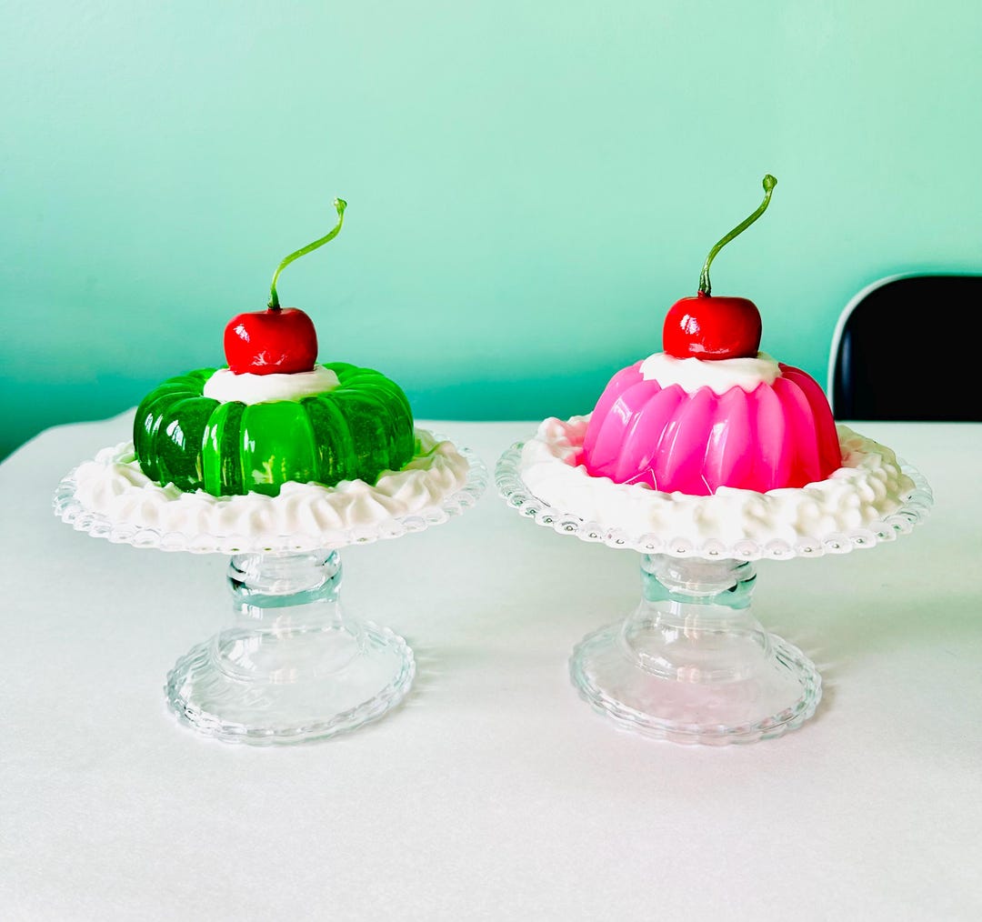 Extra Whipped Cream Mini Colorful Jelly Cake Fake Food Dopamine Decor ...