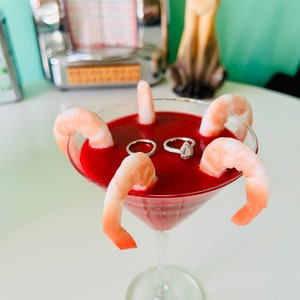 Shrimp Cocktail Ring Dish/fake Food/food Decor/dopamine Decor/pop Art ...