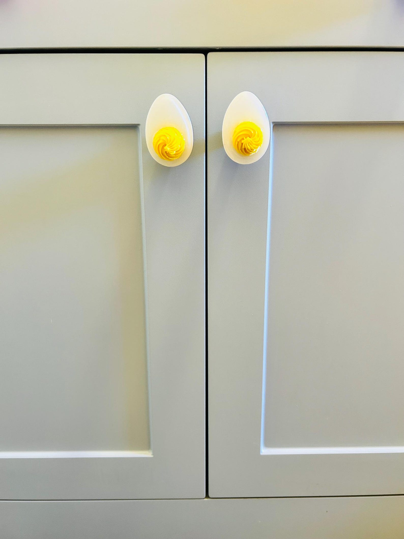 Deviled Egg Cabinet-drawer Pulls/fake Food/food Décor/unique Drawer ...