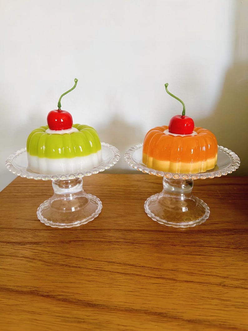 Mini Colorful Jelly Cake Fake Food Dopamine Decor Gift Idea Quirky ...