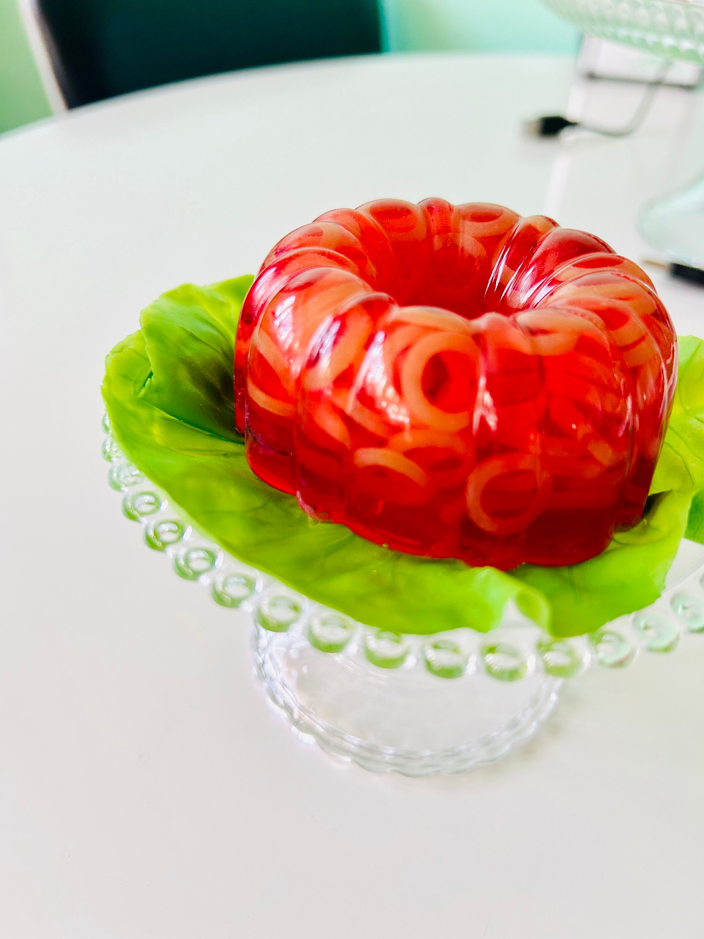Mini Tomato Spaghetti Aspic Gelatin/mini/ Pop Art/ Retro/ Kitschy /mid ...
