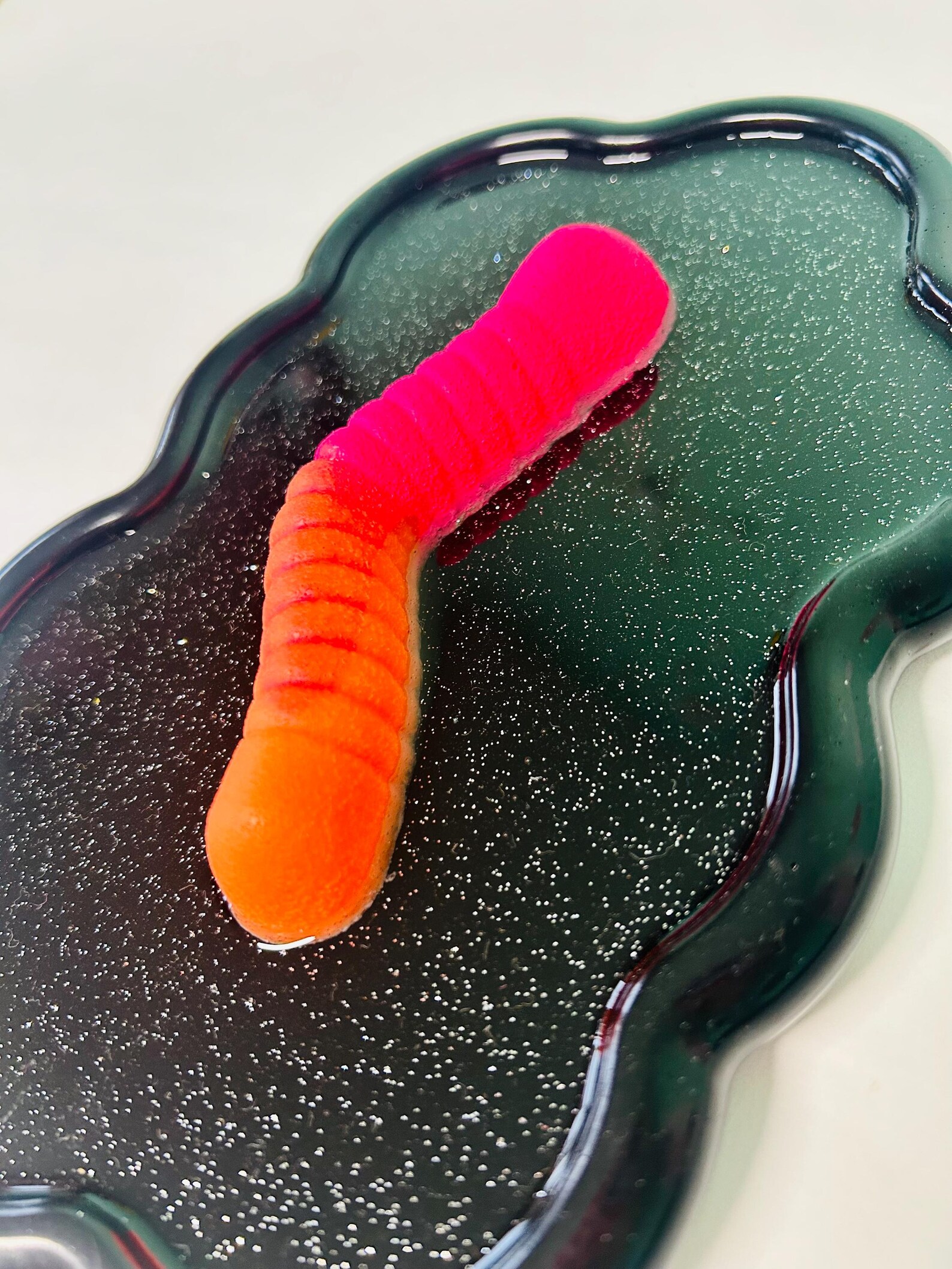 Sour Worm Wavy Wall Art/ Dopamine Decor/ Maximalist Decor/ Fake Food ...