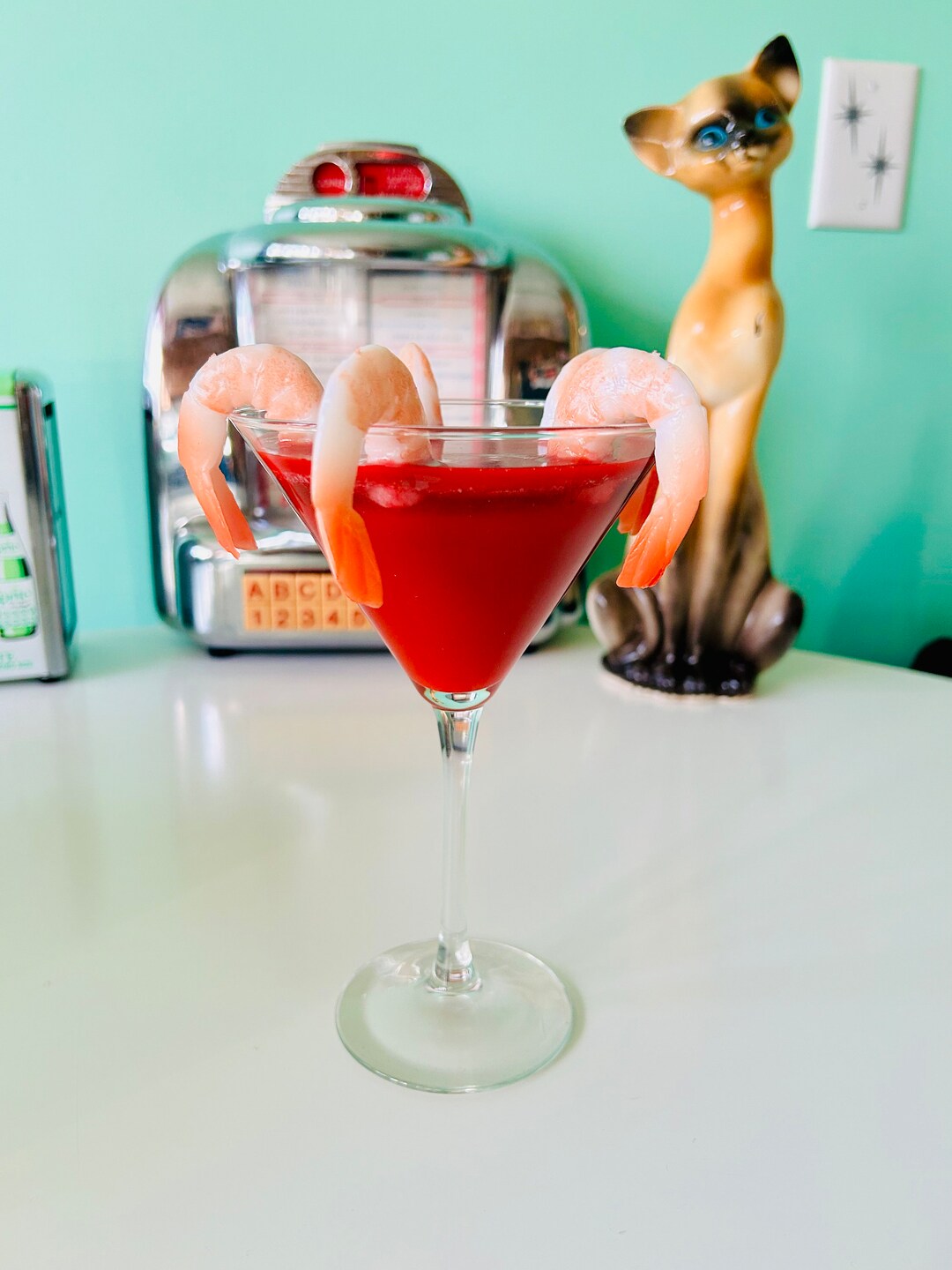 Shrimp Cocktail Ring Dish/fake Food/food Decor/dopamine Decor/pop Art ...