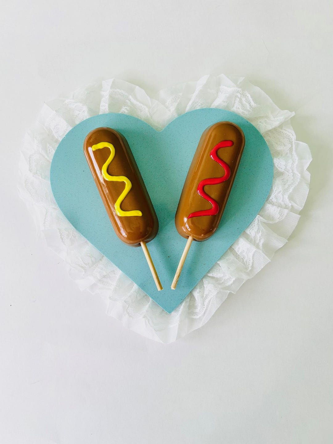 Corn Dog Heart Wall Hanging/fake Food/ Food Décor/kitchen Décor ...