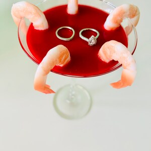 Shrimp Cocktail Ring Dish/fake Food/food Decor/dopamine Decor/pop Art ...