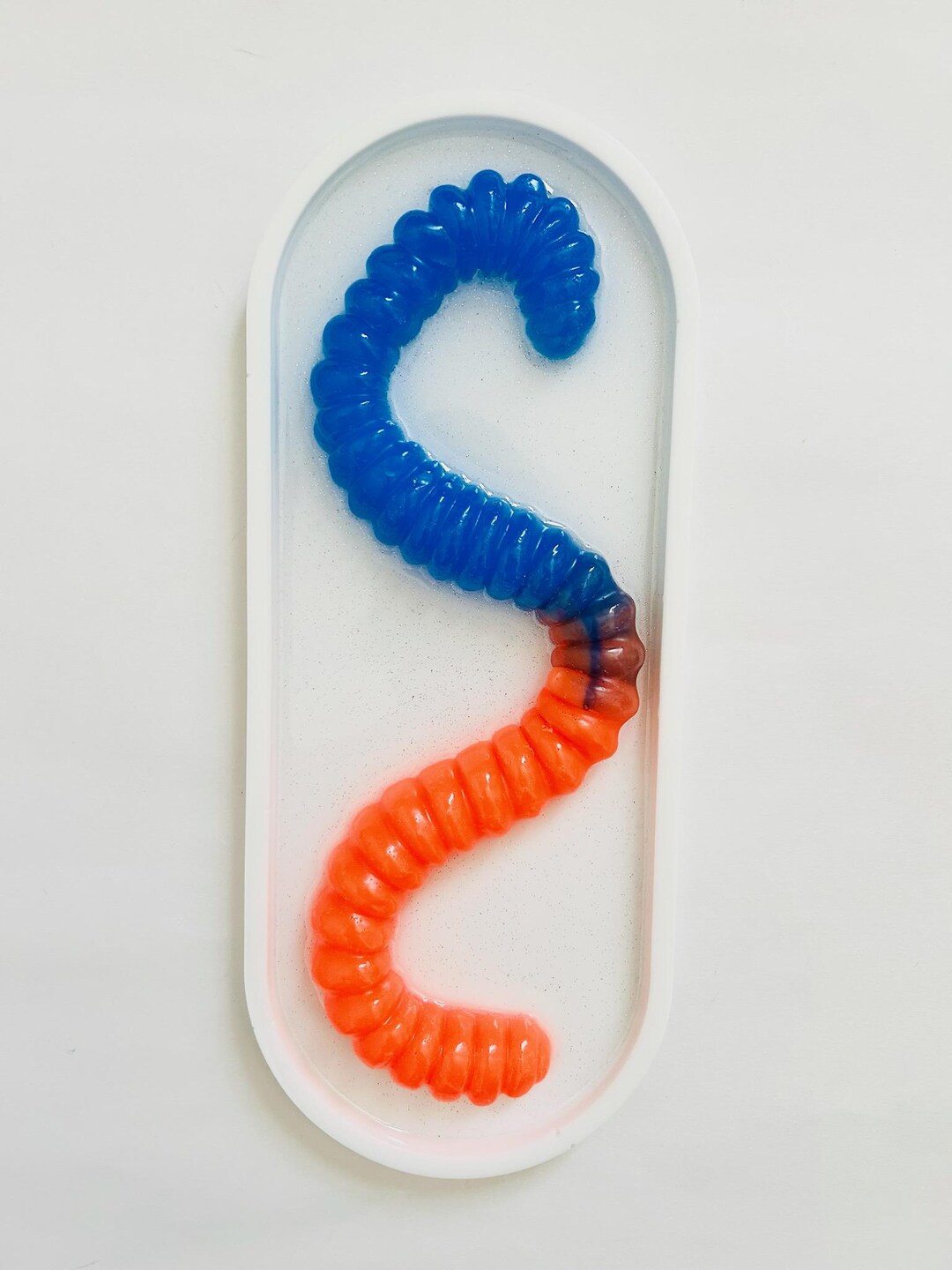 JUMBO Candy Worm Wall Art/ Dopamine Decor/ Maximalist Decor/ Fake Food ...