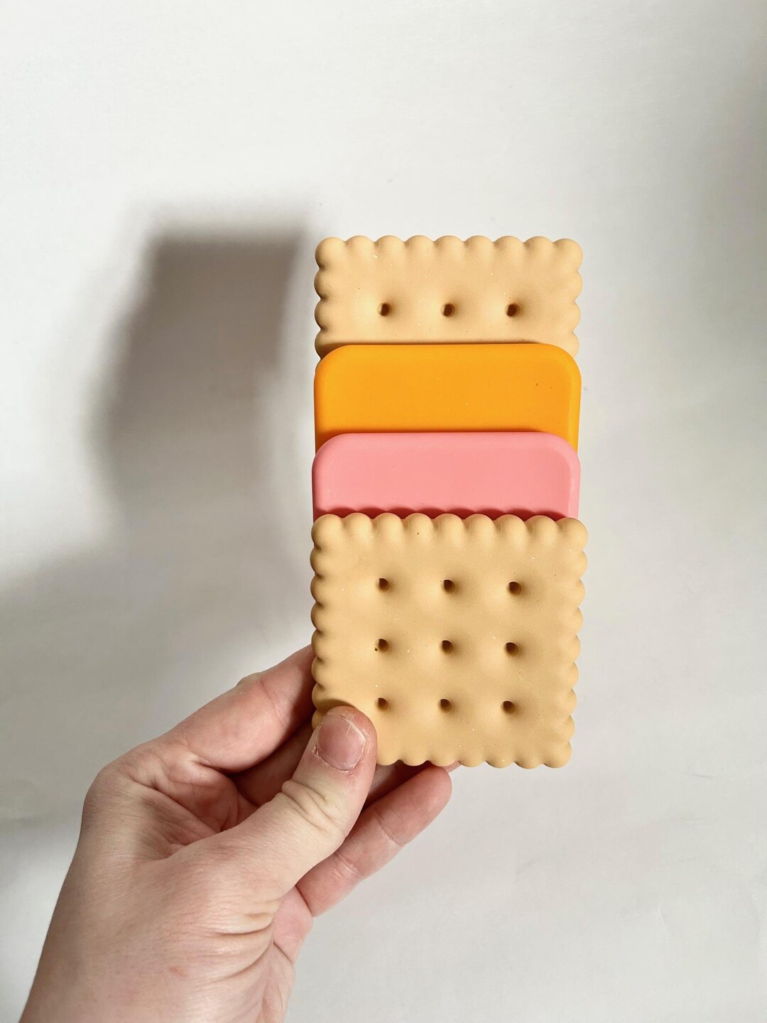 Giant Cheese & Crackers Wall Hanging/funky Art/dopamine Decor/pop Art ...