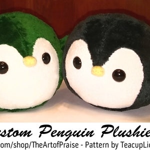 Penguin Plushie Custom Colors - Etsy