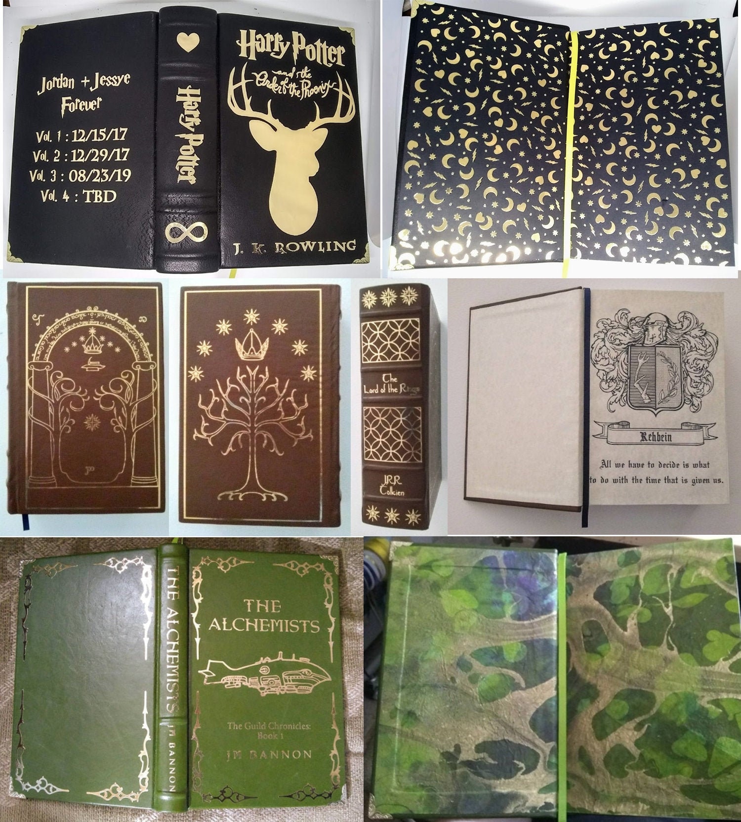 Custom Leatherbound Book - Bind Any Book You Love! - Etsy