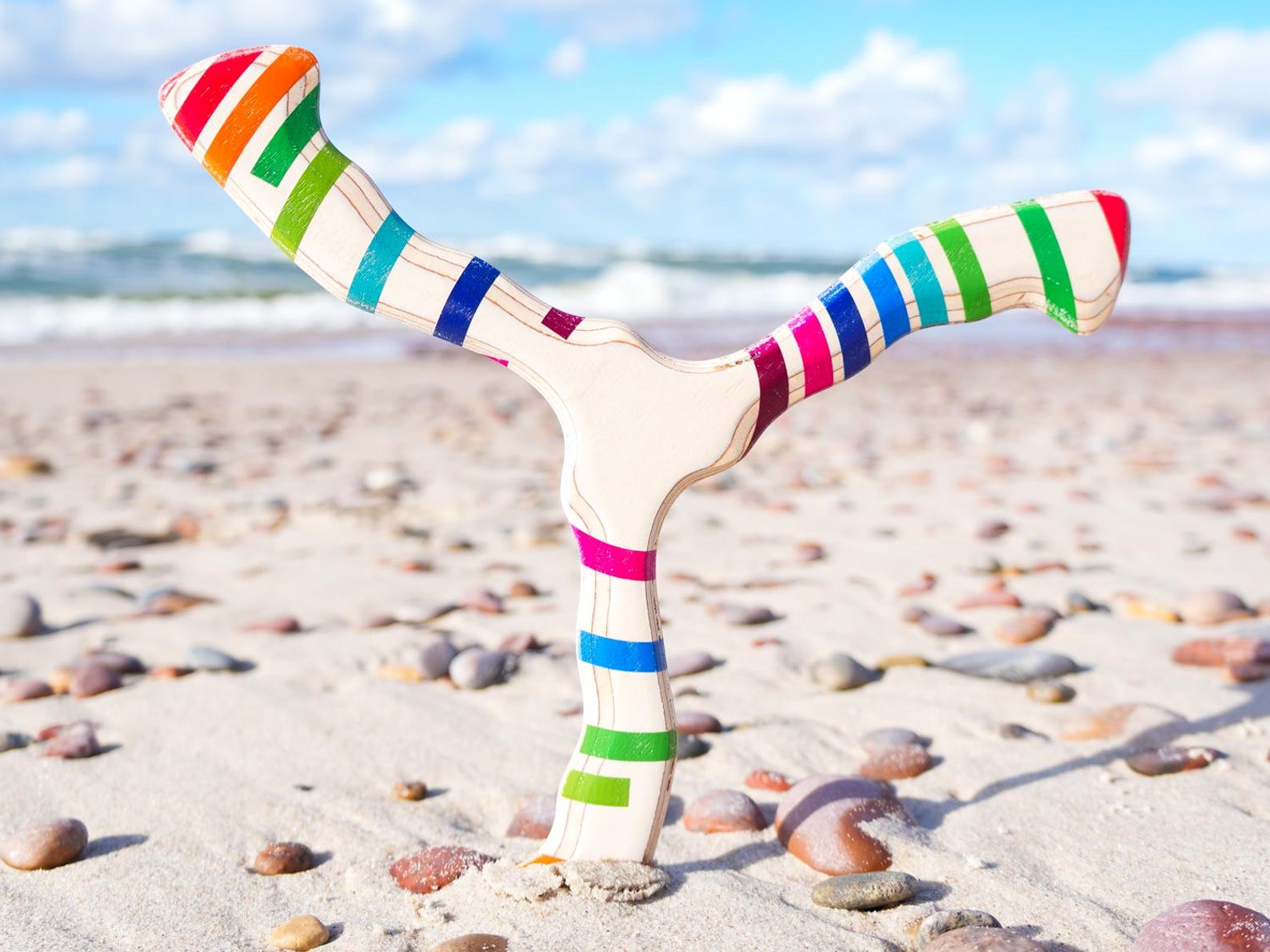 Boomerang "spinner" | Outdoor Sport| Returning Boomerang | Made of Wood ...