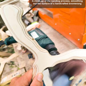 Boomerang "spinner" | Outdoor Sport| Returning Boomerang | Made of Wood ...