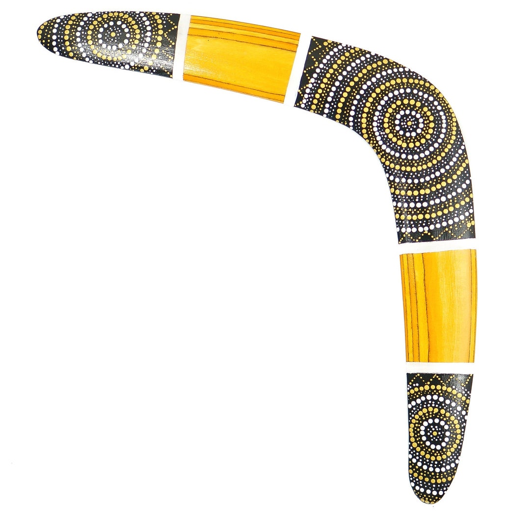 Boomerang "golden Sun", Outdoor Game, Personalizable Wooden Boomerang ...