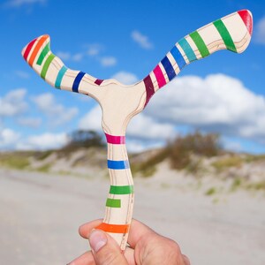 Boomerang "spinner" | Outdoor Sport| Returning Boomerang | Made of Wood ...