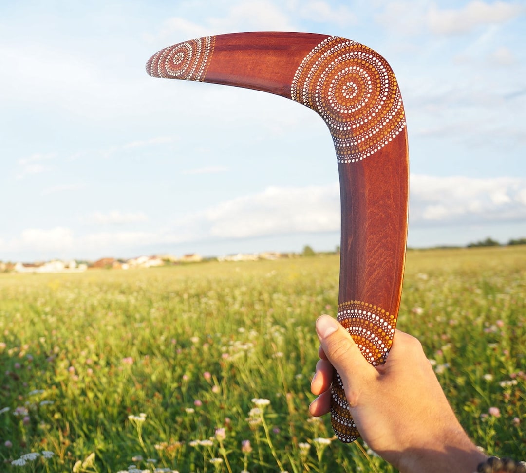 Boomerang "rising Sun", Returning Throwing Stick, Flight-tested Wooden ...