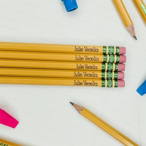 Personalized Pencils Back to School Supplies Classroom Gift Pencil Pack ...