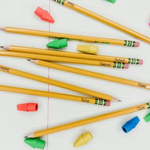 Personalized Pencils Back to School Supplies Classroom Gift Pencil Pack ...