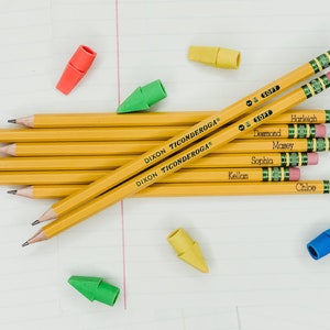 Personalized Pencils Back to School Supplies Classroom Gift Pencil Pack ...