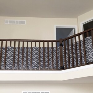 Canvas Railing Guard / Fabric Railnet, Custom Fabric Deck Guard ...