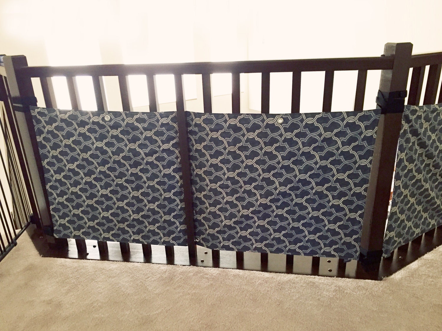 Canvas Railing Guard / Fabric Railnet Custom Fabric Deck | Etsy