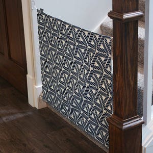 Hooks-included Fabric Baby Gate / Fabric Baby Gate, Custom Fabric Gate ...