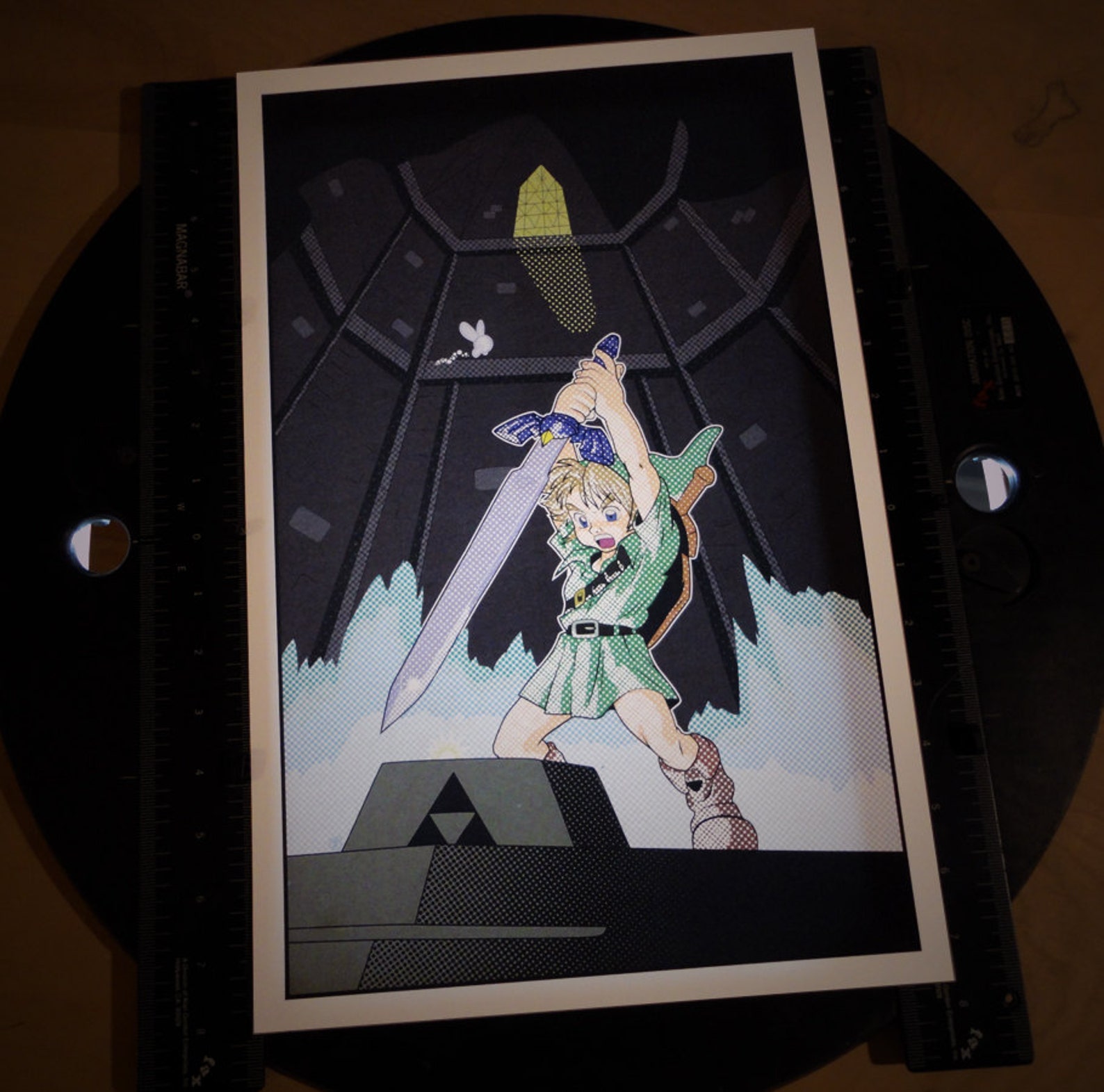 Link and the Master Sword (digital Art Print) - Etsy