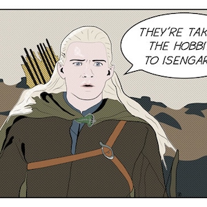 Taking the Hobbits to Isengard (digital Art Print) - Etsy