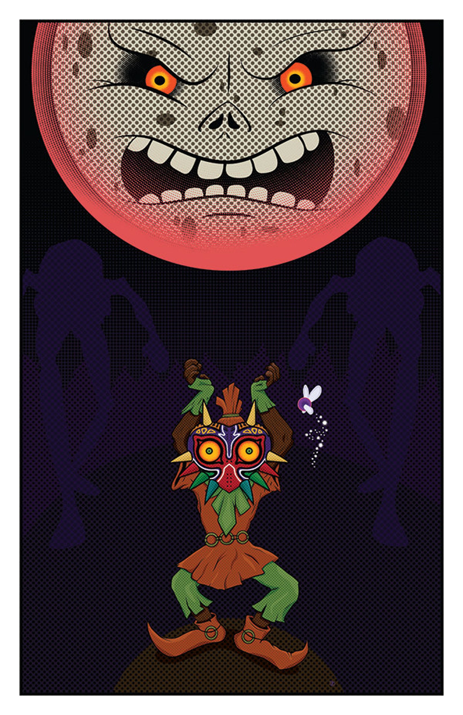 Skull Kid and Moon (majora's Mask) - Etsy